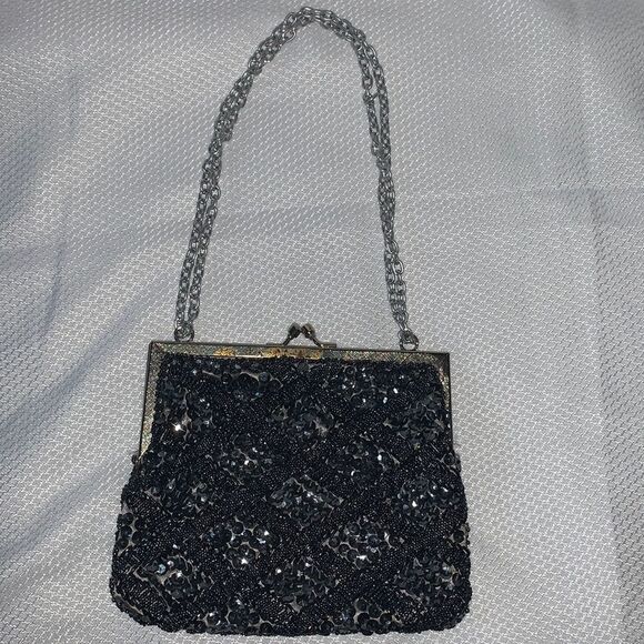 Magid | Bags | Small Evening Vintagebag Magid With Sequins In Black ...